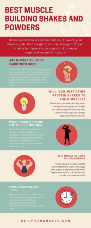 Best Muscle Building Shakes Of 2022- Daily Human Care